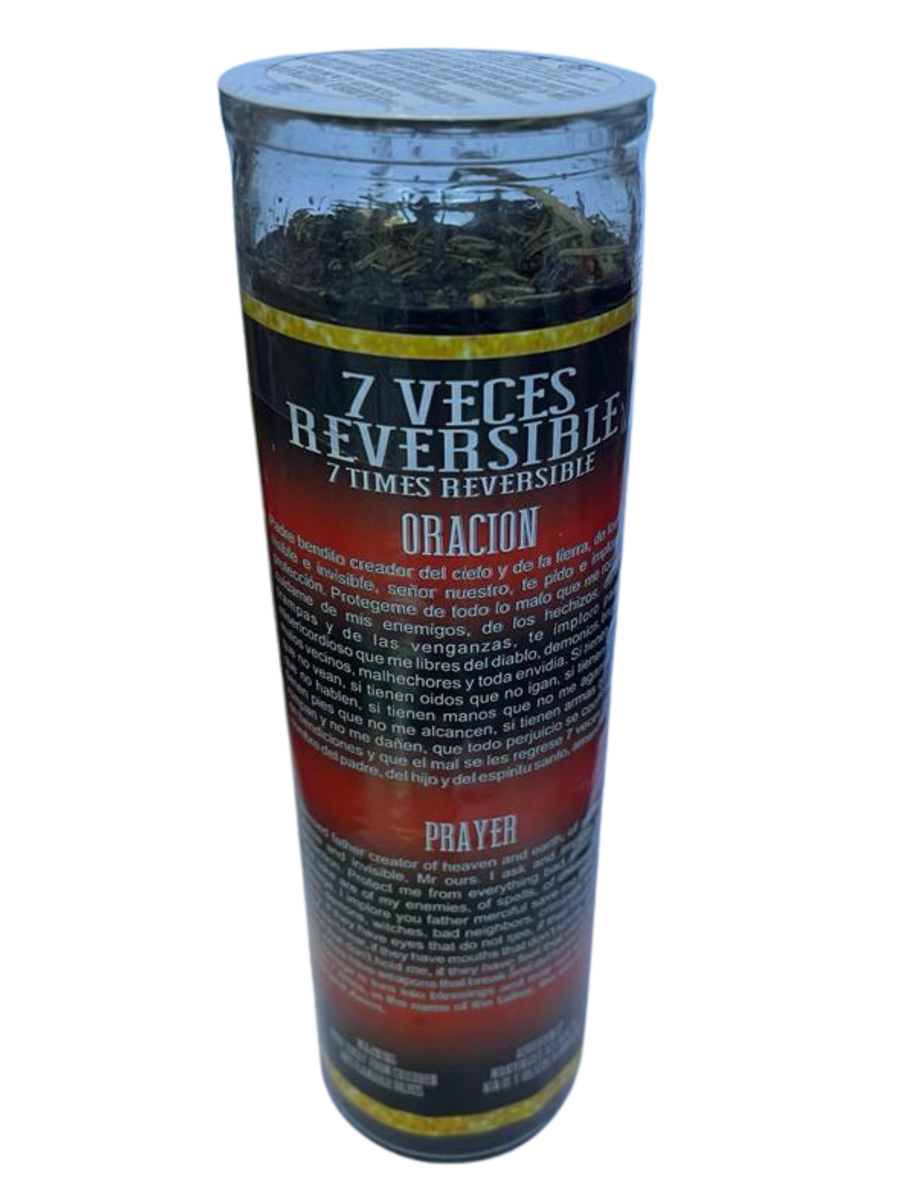 7 Times Reversible Prepared Candle: Transformation & Balance ( 7 Veces ...