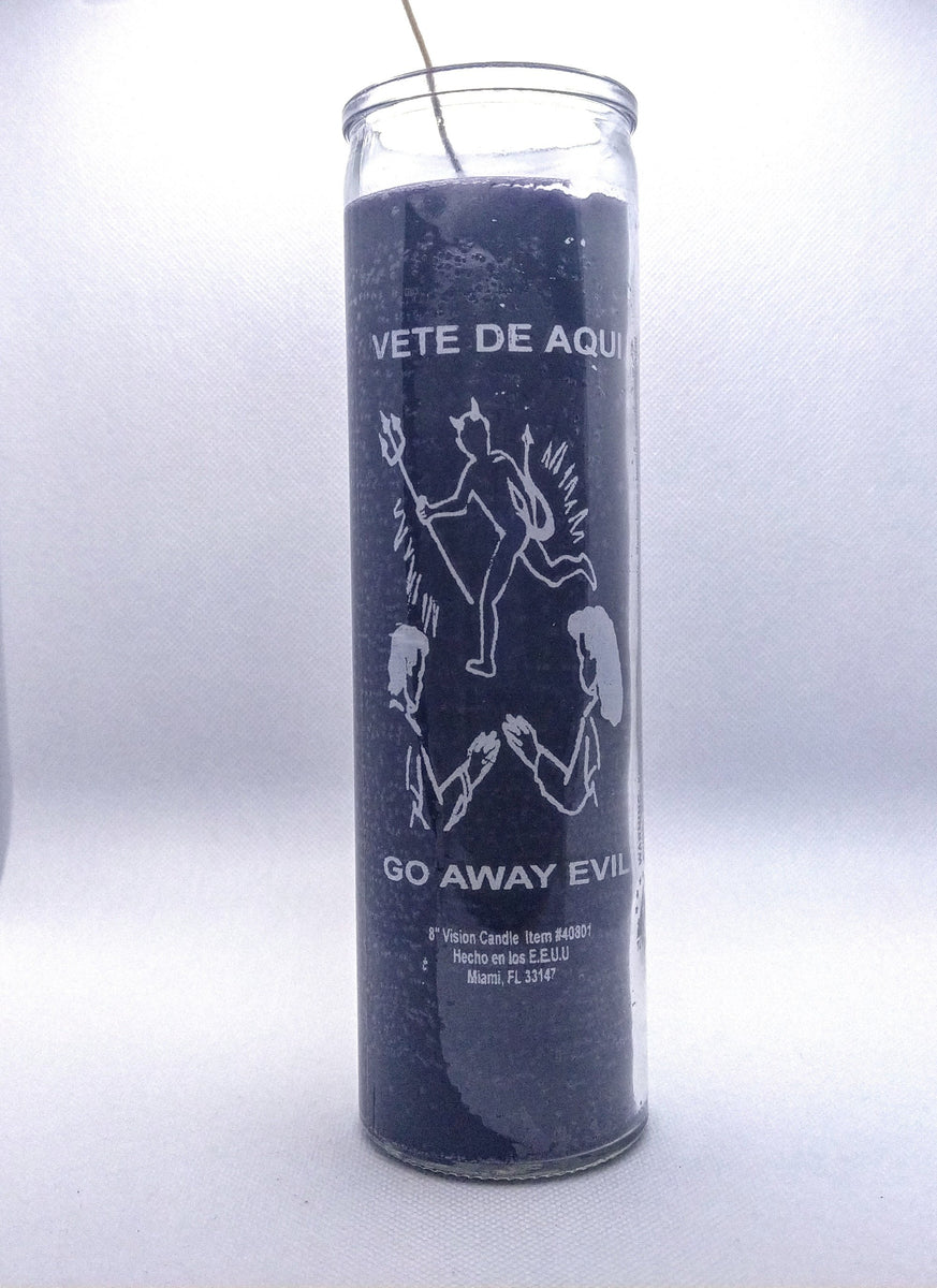 Go Away Evil Vete de Aqui Maligno Candle – botanicalaluzdivina