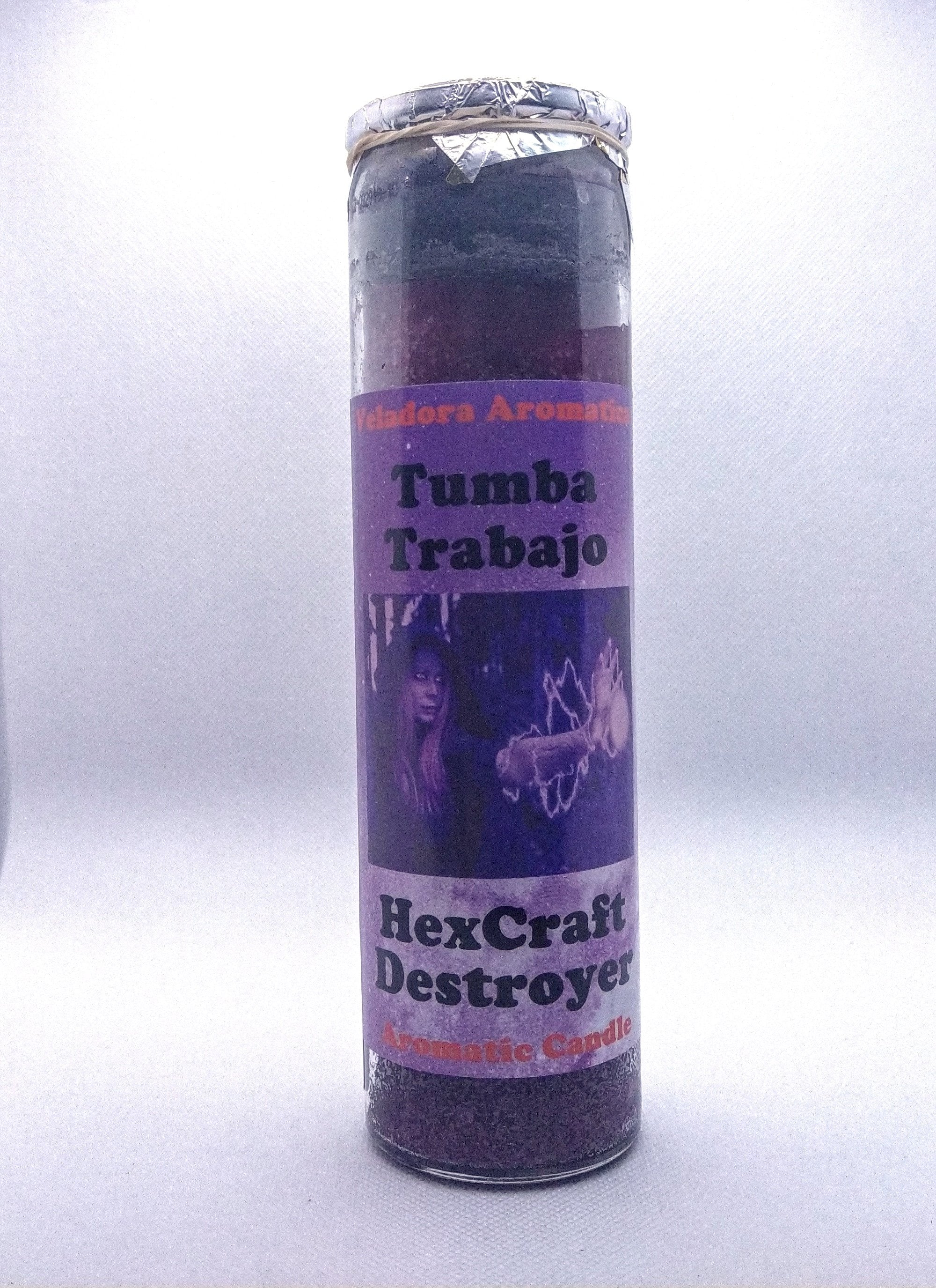 HexCraft Destroyer Tumba Trabajo Prepared Candle – botanicalaluzdivina
