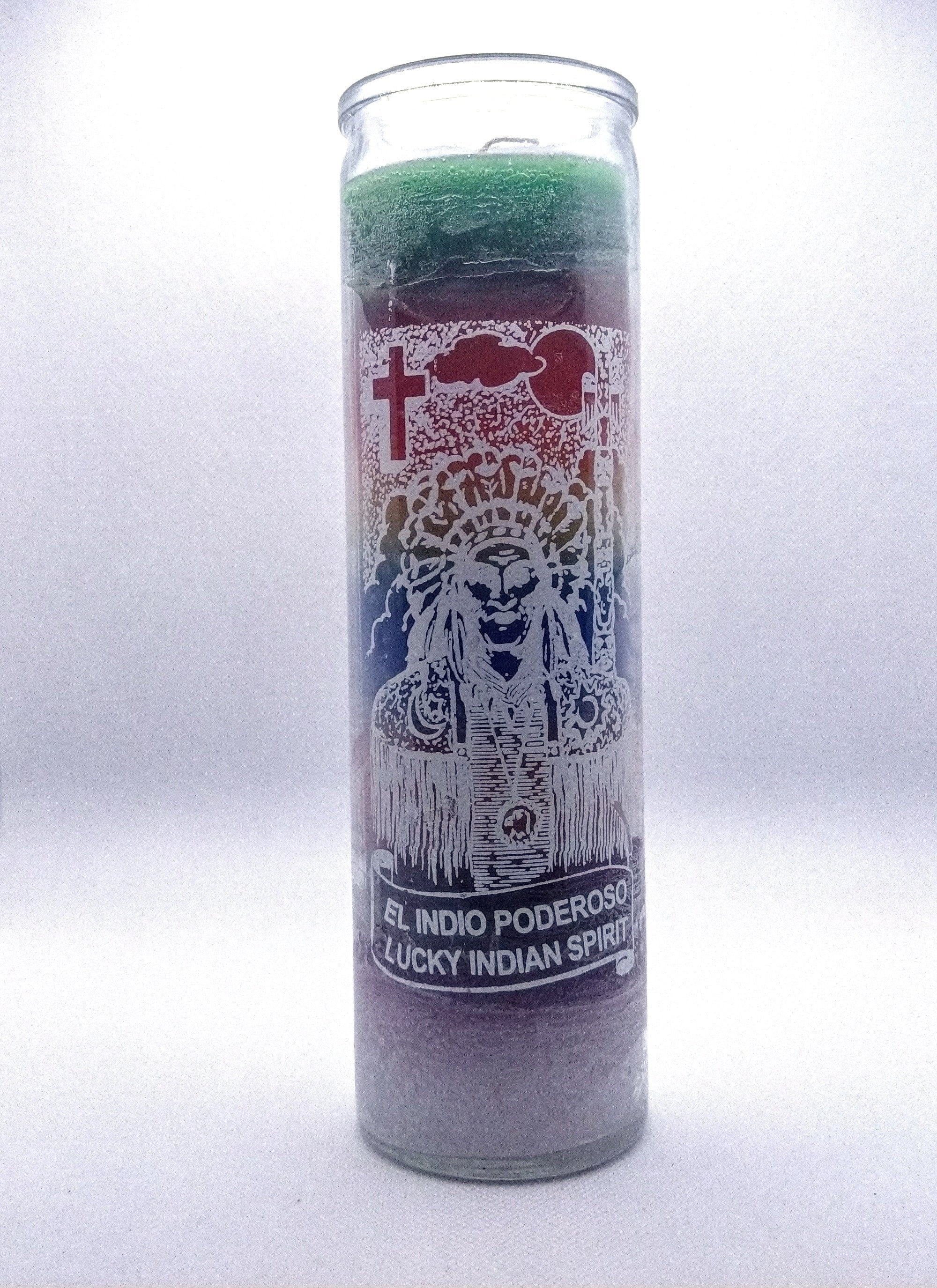 Lucky Indian Spirit El Indio Poderoso Candle – botanicalaluzdivina