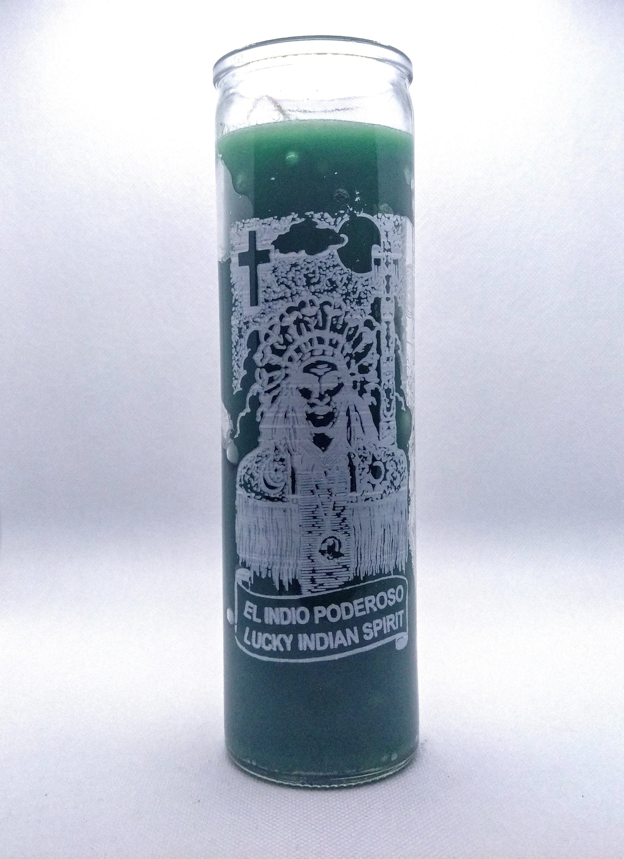 Lucky Indian Spirit El Indio Poderoso Candle – botanicalaluzdivina