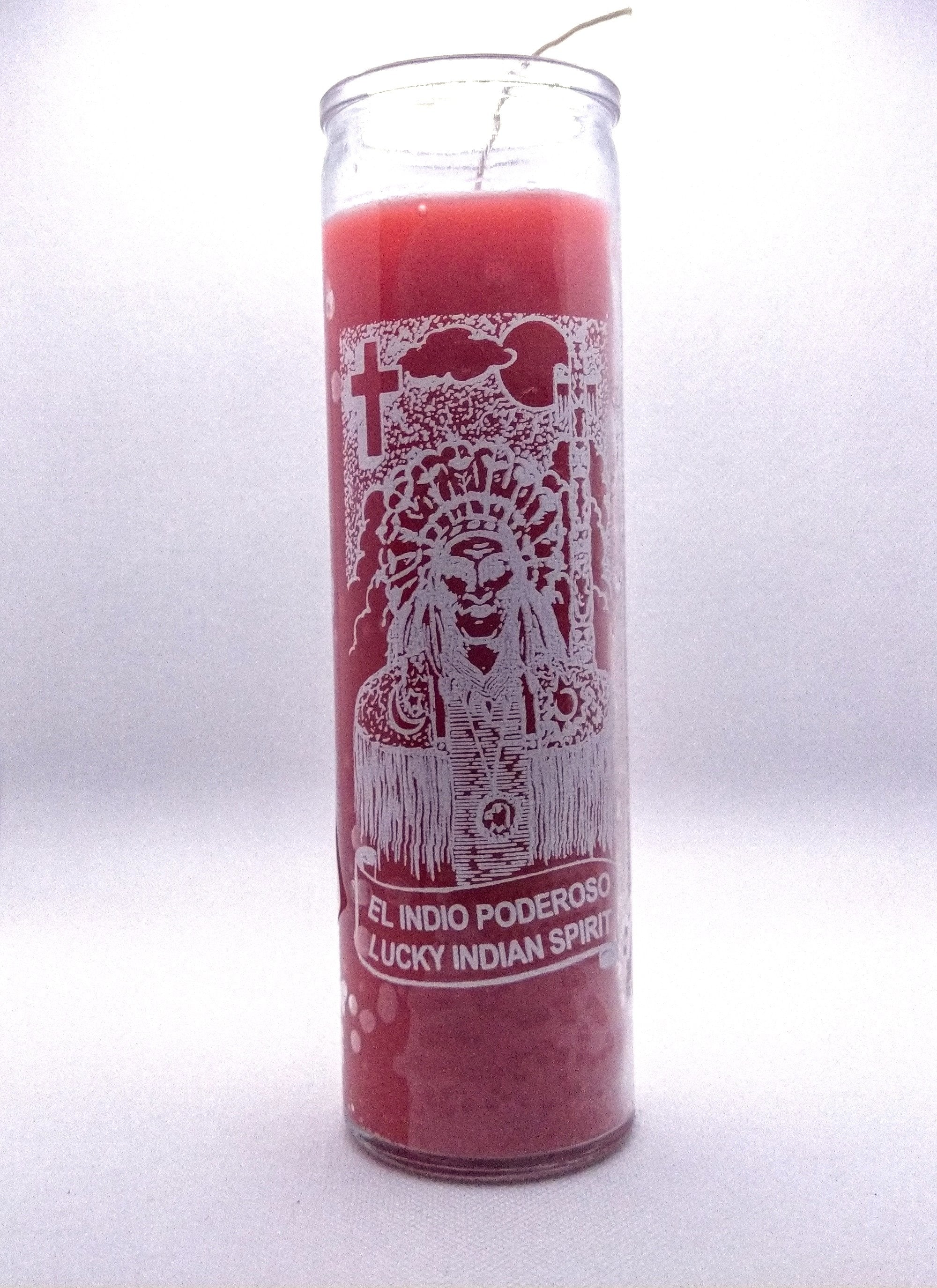 Lucky Indian Spirit El Indio Poderoso Candle – botanicalaluzdivina